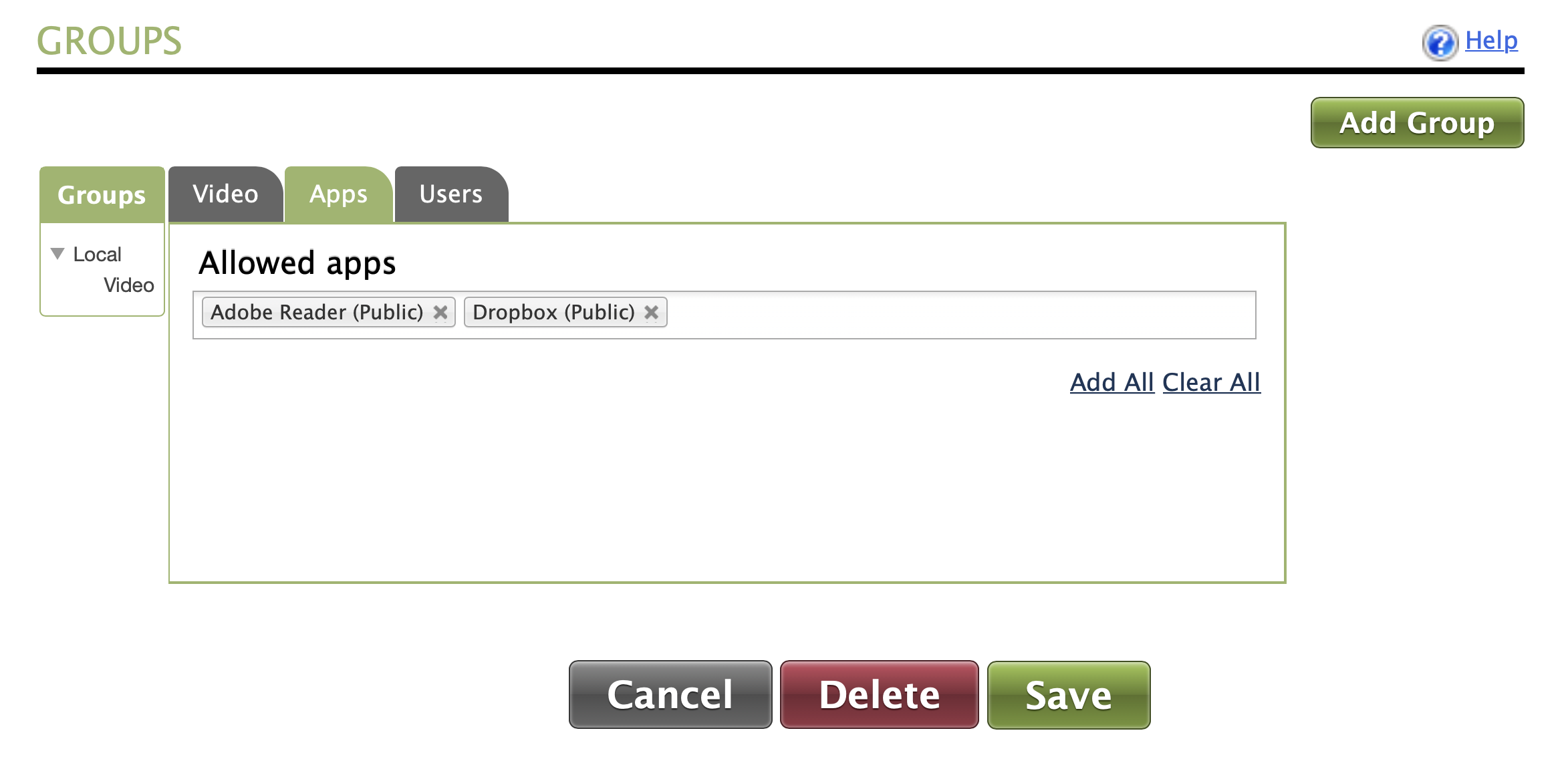 Groups – App47, Inc.